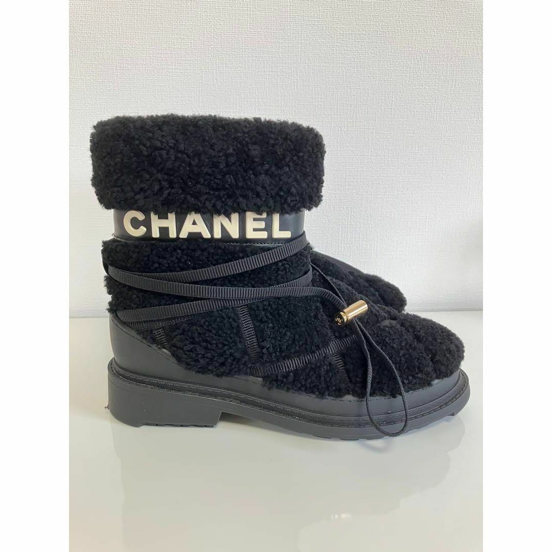 美品 希少 CHANEL シャネル ムートン ブーツ 36 ココマーク ロゴ 美品 希少 CHANEL シャネル ムートン ブーツ 36 ココマーク ロゴ