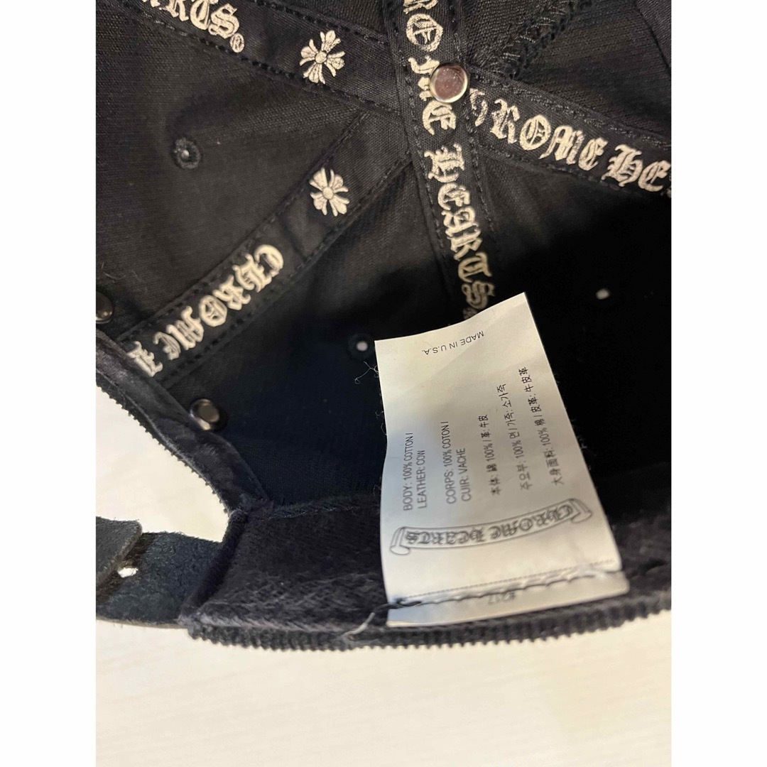 CHROME HEARTS (クロムハーツ) ダガー装飾 コーデュロイキャップ CHROME HEARTS (クロムハーツ) ダガー装飾 コーデュロイキャップ