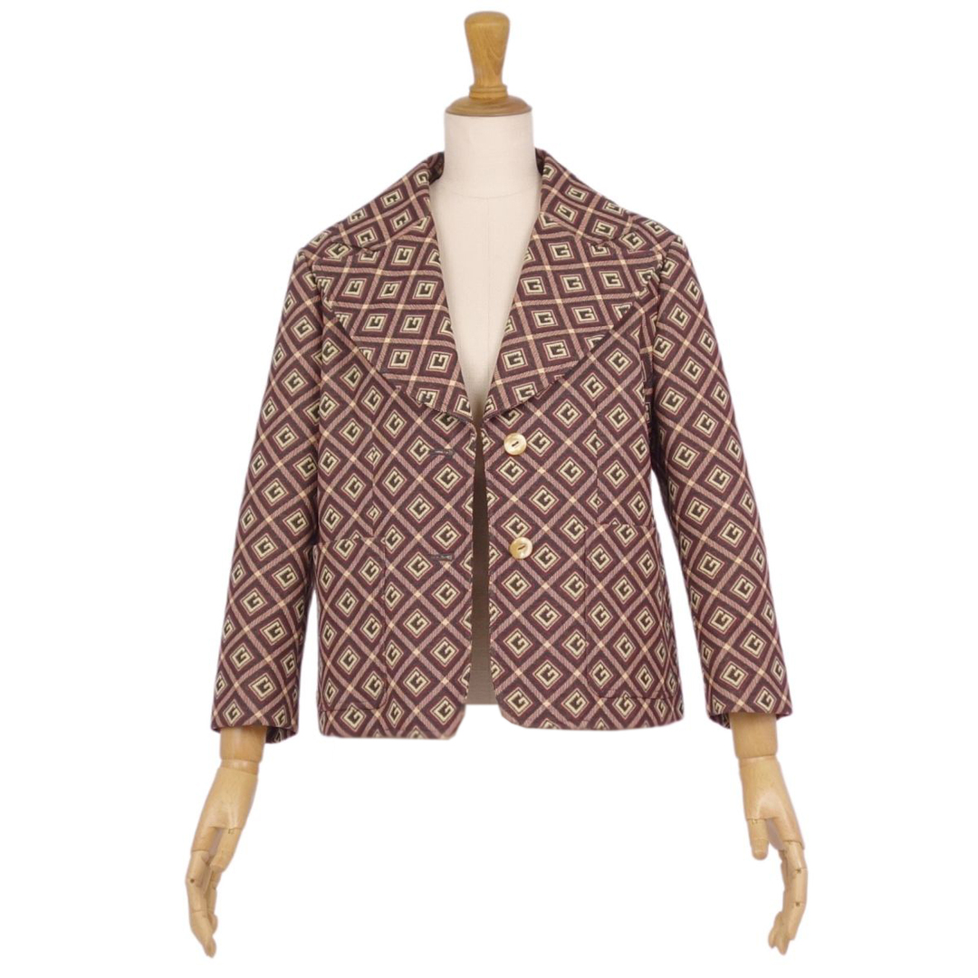 GUCCI - 極美品 グッチ GUCCI ジャケット Gジャガード ハーフ GUCCI - 極美品 グッチ GUCCI ジャケット Gジャガード ハーフ