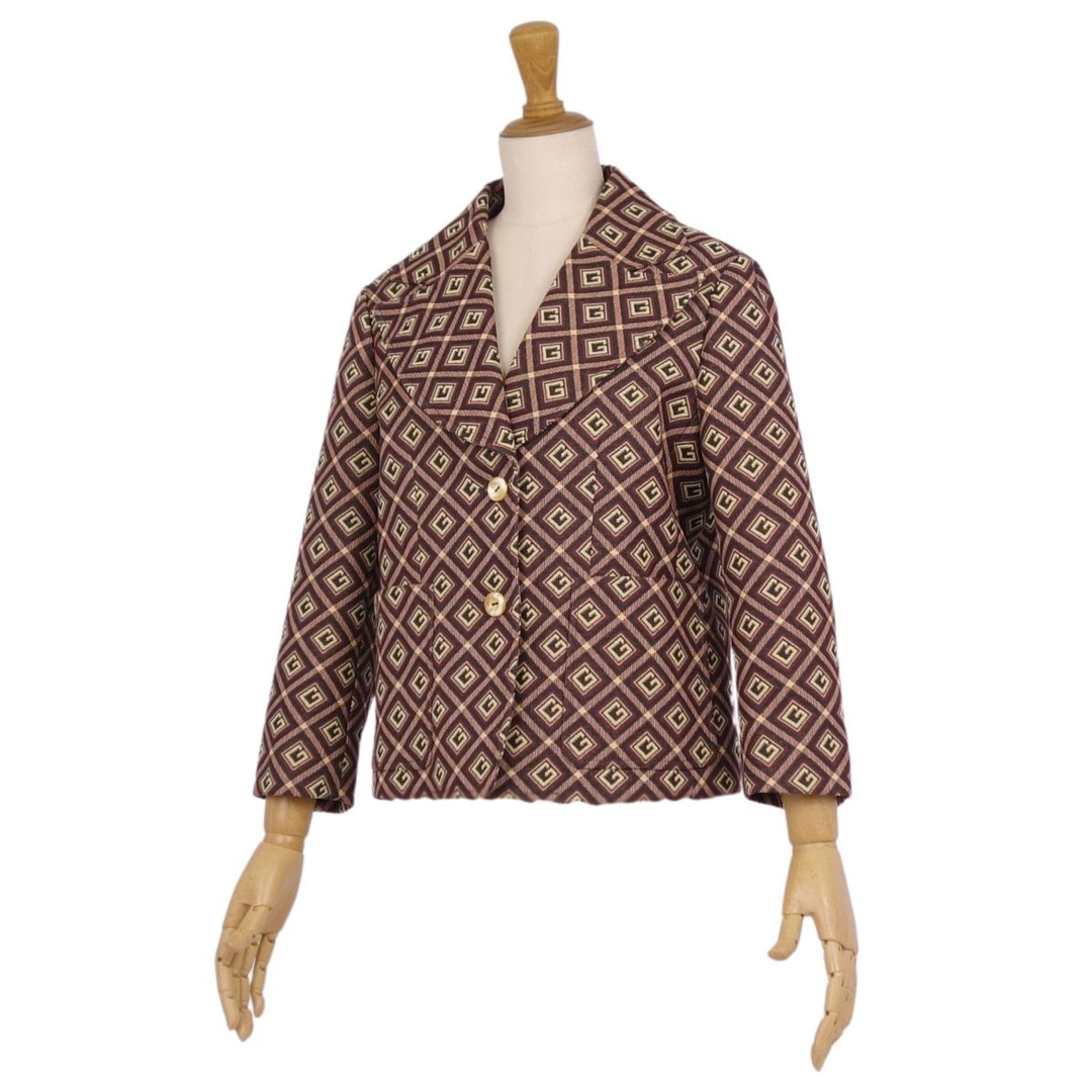 GUCCI - 極美品 グッチ GUCCI ジャケット Gジャガード ハーフ GUCCI - 極美品 グッチ GUCCI ジャケット Gジャガード ハーフ