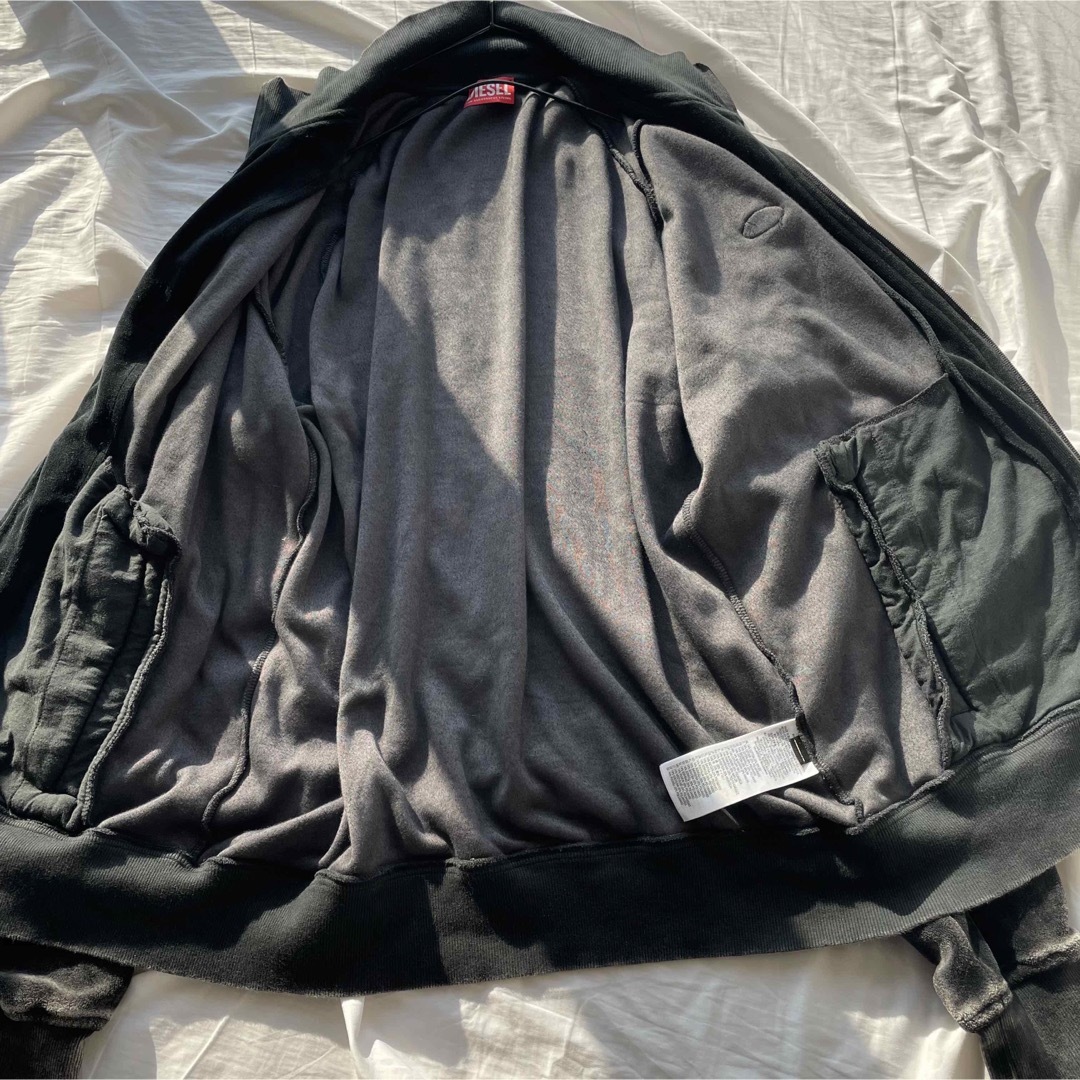 DIESEL - DIESEL ベロア ジップアップスウェット XXLの通販 by DIESEL - DIESEL ベロア ジップアップスウェット XXLの通販 by