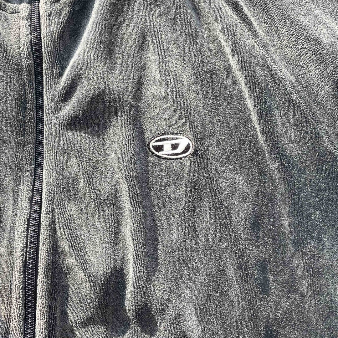 DIESEL - DIESEL ベロア ジップアップスウェット XXLの通販 by DIESEL - DIESEL ベロア ジップアップスウェット XXLの通販 by