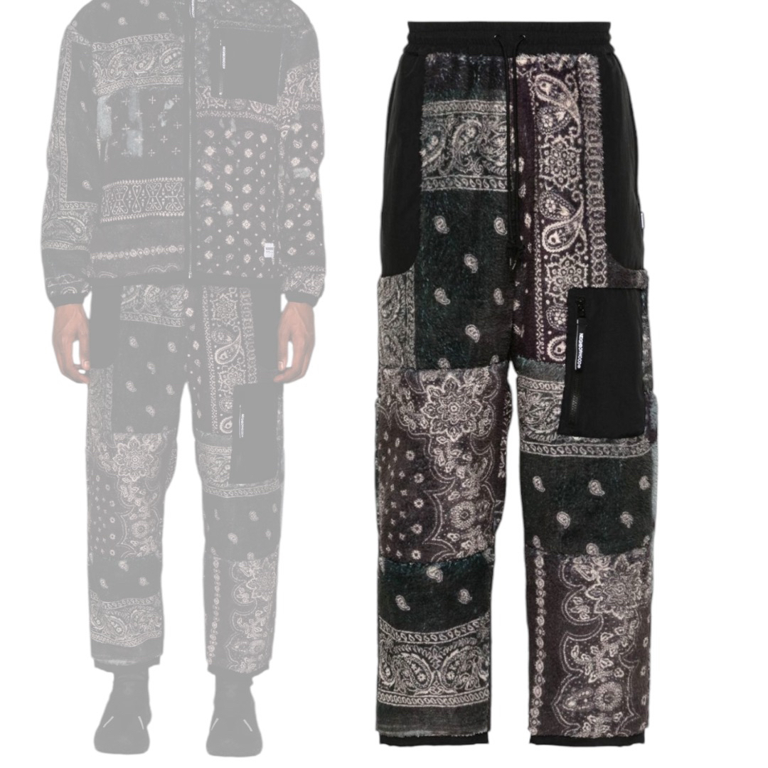 NEIGHBORHOOD - 新品☆ NEIGHBORHOOD バンダナ フリース パンツ NEIGHBORHOOD - 新品☆ NEIGHBORHOOD バンダナ フリース パンツ