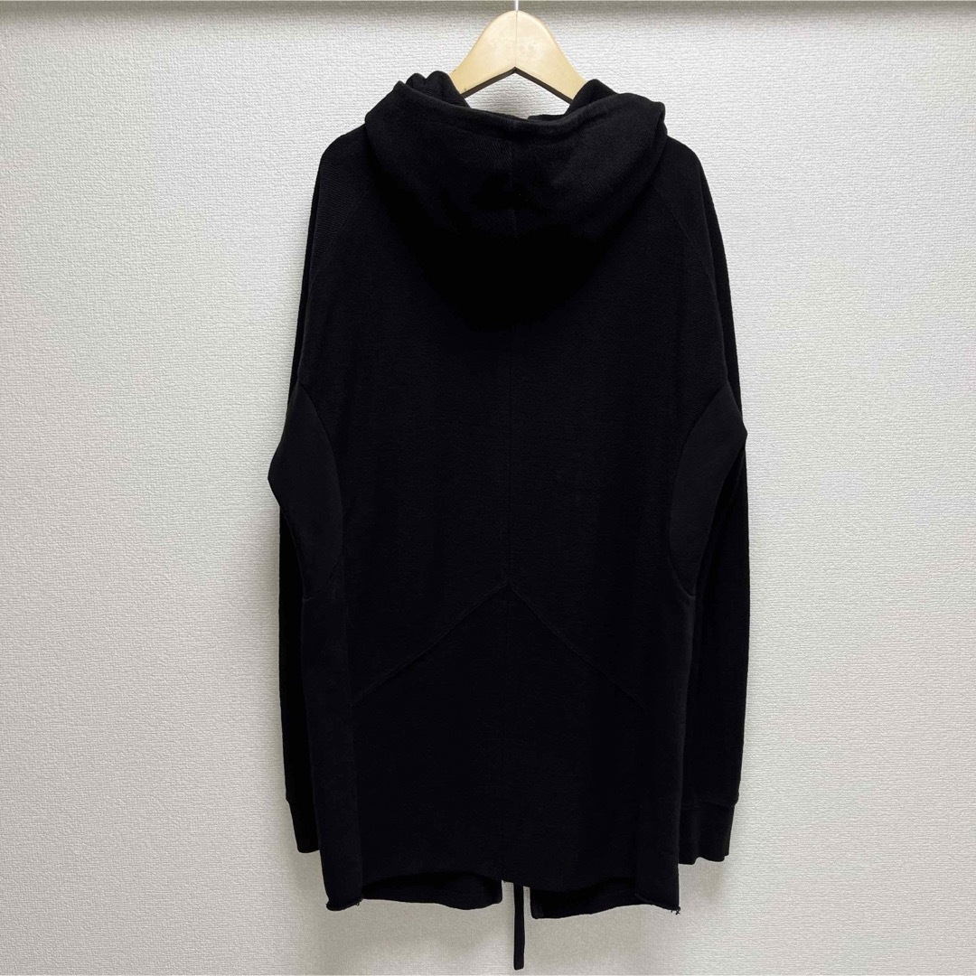 ZARA - ZARA ロング丈ジャケット 黒 ブラック モード系 高級感の ZARA - ZARA ロング丈ジャケット 黒 ブラック モード系 高級感の