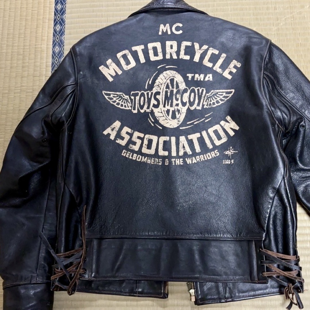 TOYS McCOY - TOYS McCOY 馬革レザージャケット Mサイズの通販 TOYS McCOY - TOYS McCOY 馬革レザージャケット Mサイズの通販