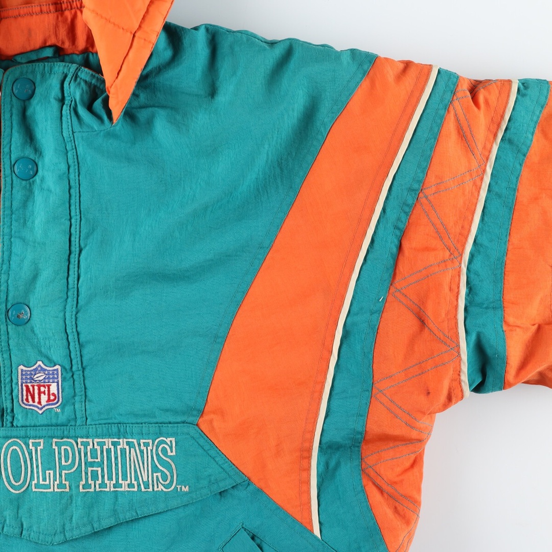 古着 90年代 スターター Starter PRO LINE NFL MIAMI DOLPHINS 古着 90年代 スターター Starter PRO LINE NFL MIAMI DOLPHINS