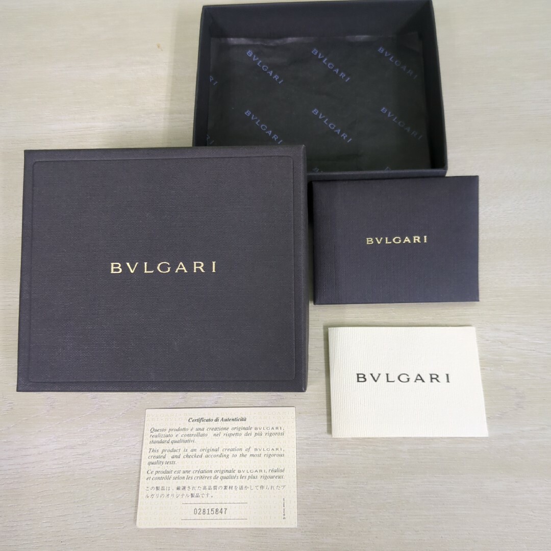BVLGARI - ⭐️BVLGARI⭐️箱・ギャランティカード・付属品の BVLGARI - ⭐️BVLGARI⭐️箱・ギャランティカード・付属品の