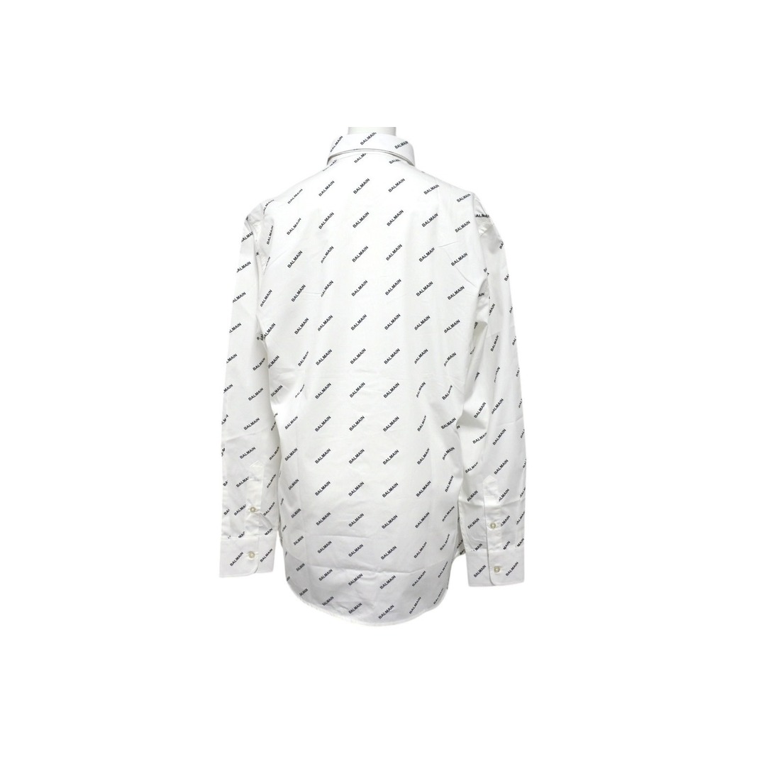 BALMAIN バルマン 長袖シャツ ホワイト コットン S 95-104 BA BALMAIN バルマン 長袖シャツ ホワイト コットン S 95-104 BA