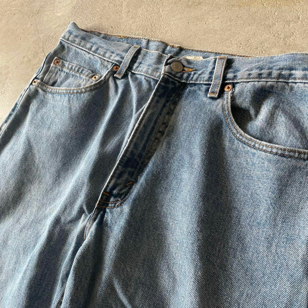505シリーズ、usa製、2001年】Levi´sデニム古着バギーパンツ青 505シリーズ、usa製、2001年】Levi´sデニム古着バギーパンツ青