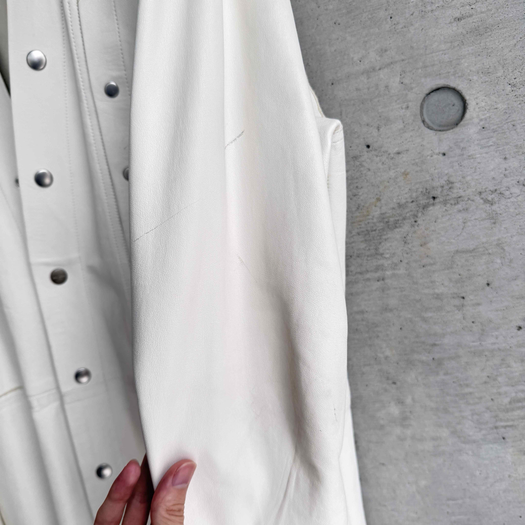 Rick Owens - Rick Owens 22SS FOGPOCKET 羊革 レザー ラリー Rick Owens - Rick Owens 22SS FOGPOCKET 羊革 レザー ラリー