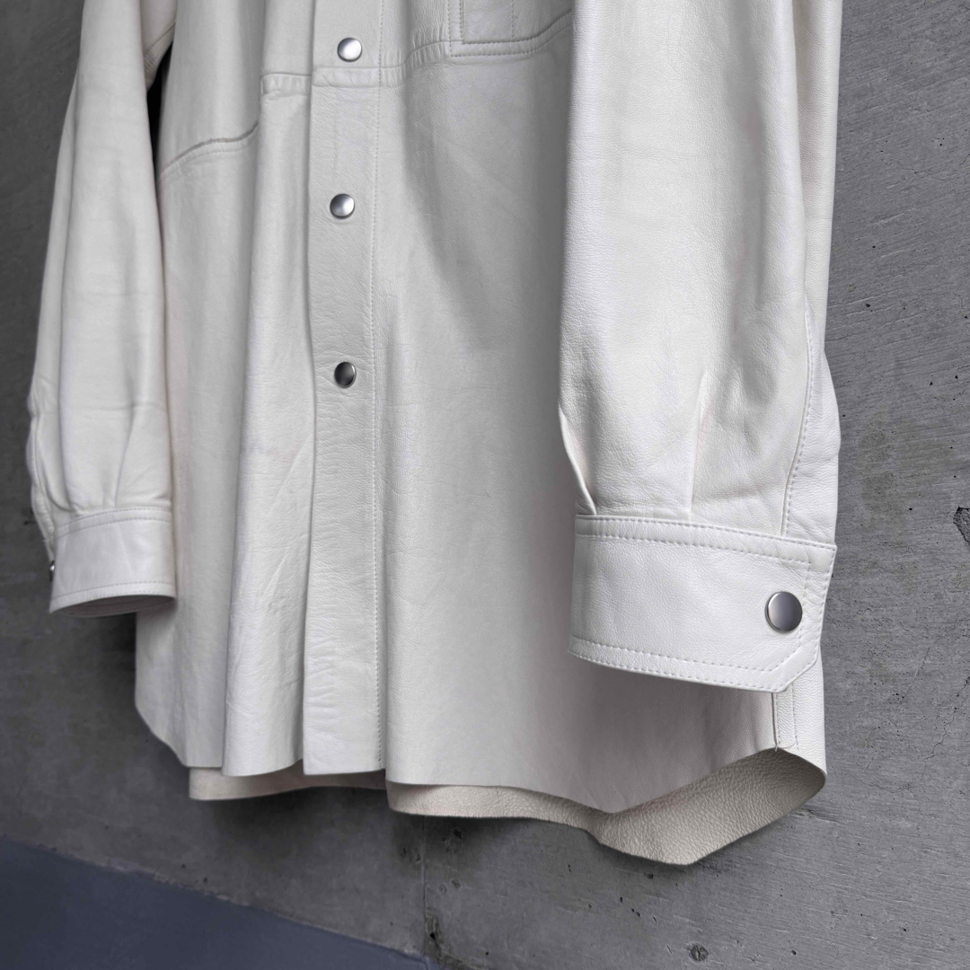 Rick Owens - Rick Owens 22SS FOGPOCKET 羊革 レザー ラリー Rick Owens - Rick Owens 22SS FOGPOCKET 羊革 レザー ラリー