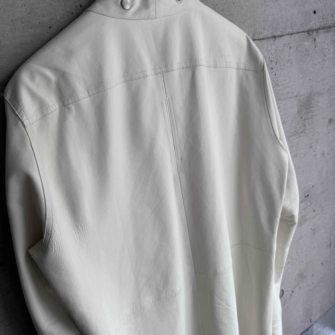 Rick Owens - Rick Owens 22SS FOGPOCKET 羊革 レザー ラリー Rick Owens - Rick Owens 22SS FOGPOCKET 羊革 レザー ラリー