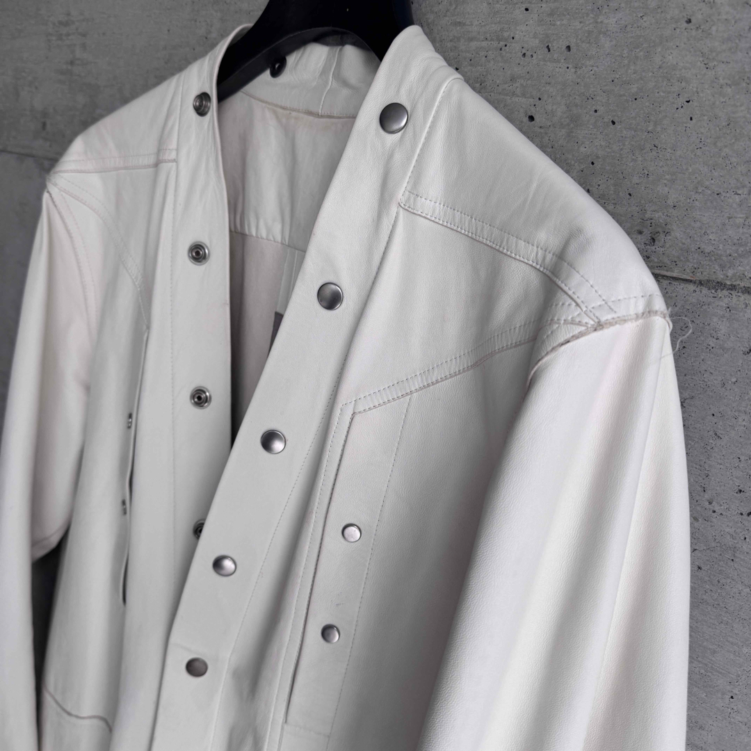 Rick Owens - Rick Owens 22SS FOGPOCKET 羊革 レザー ラリー Rick Owens - Rick Owens 22SS FOGPOCKET 羊革 レザー ラリー