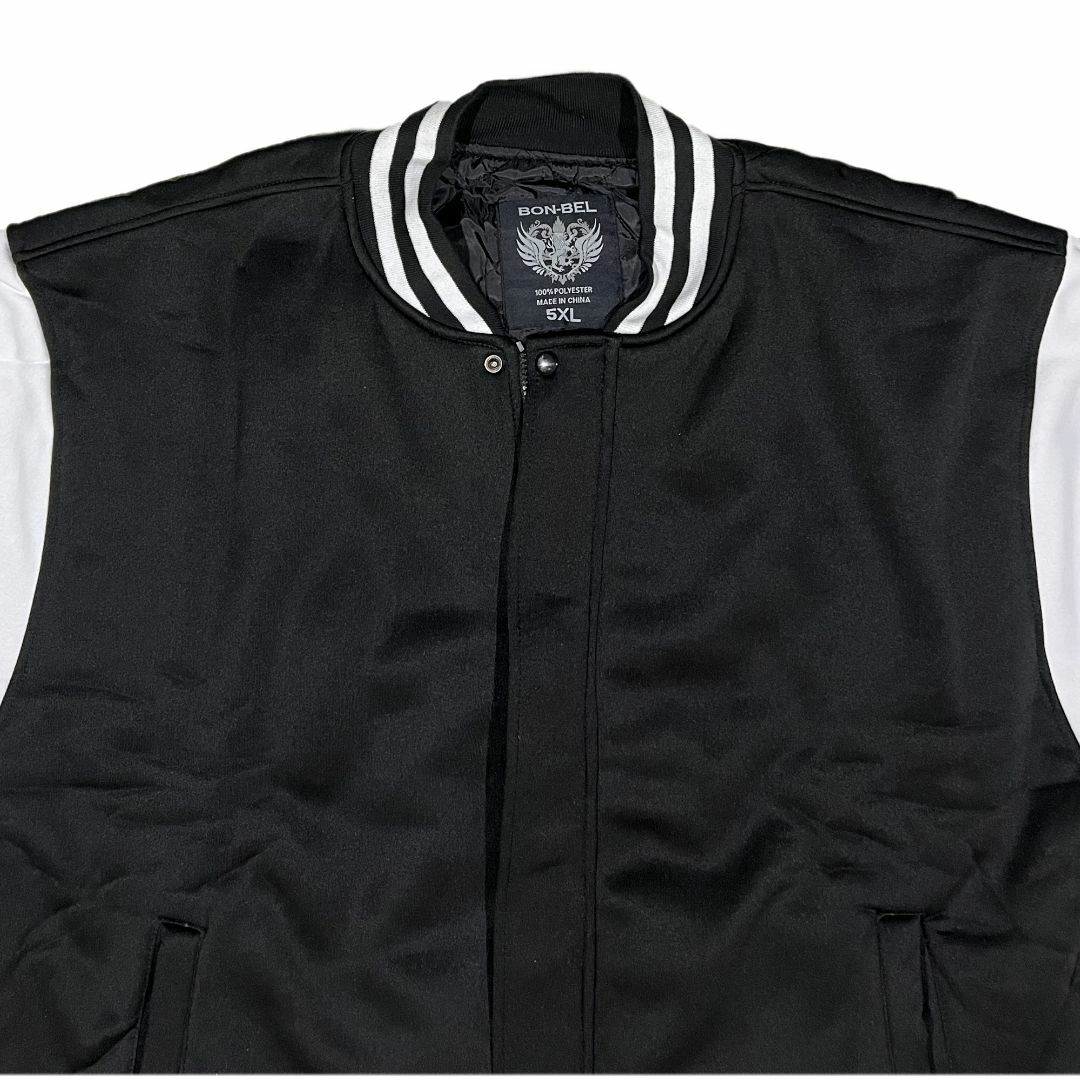 BON-BEL ボンベル 2トーン 袖 PUレザー ボンバージャケット 5XL BON-BEL ボンベル 2トーン 袖 PUレザー ボンバージャケット 5XL