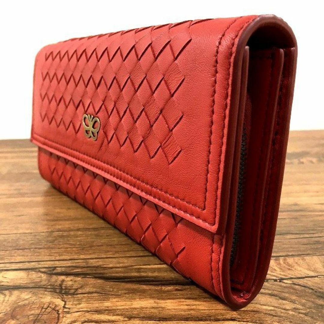 BOTTEGA VENETA - 送料込み! 極美品 BOTTEGAVENETA 長財布 蝶々 BOTTEGA VENETA - 送料込み! 極美品 BOTTEGAVENETA 長財布 蝶々