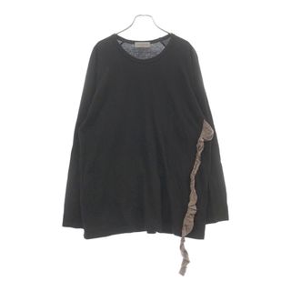 Yohji Yamamoto(Tシャツ/カットソー(七分/長袖) ・ ブラック Yohji Yamamoto(Tシャツ/カットソー(七分/長袖) ・ ブラック