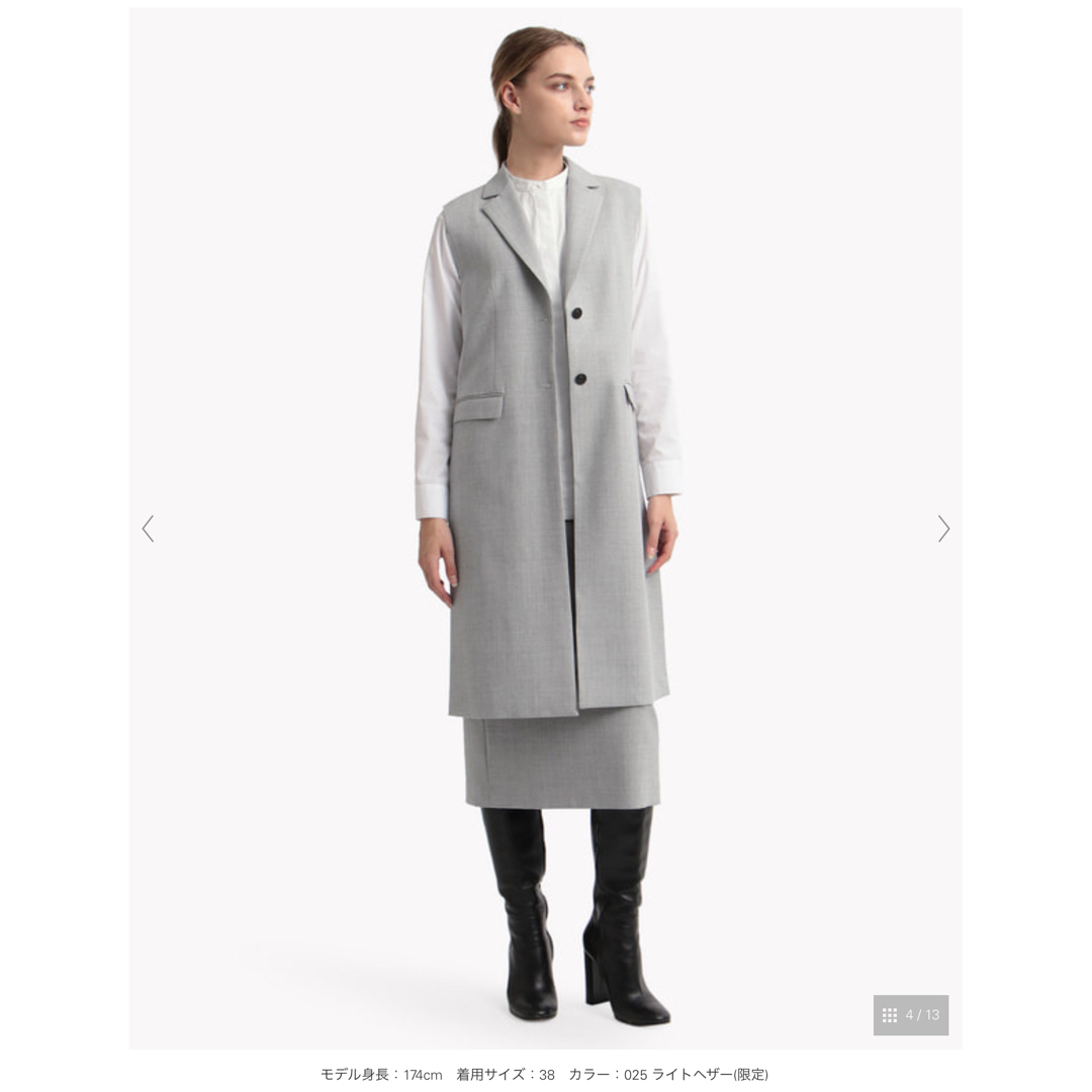 Theory luxe - theory luxe New Saxony ジレ タイトスカート Theory luxe - theory luxe New Saxony ジレ タイトスカート