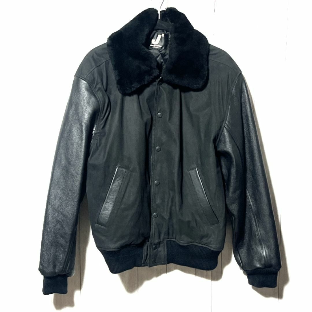 ミスタージュンコ オールレザースタジャン Mr.JUNKO JEANS 衿ボア ミスタージュンコ オールレザースタジャン Mr.JUNKO JEANS 衿ボア
