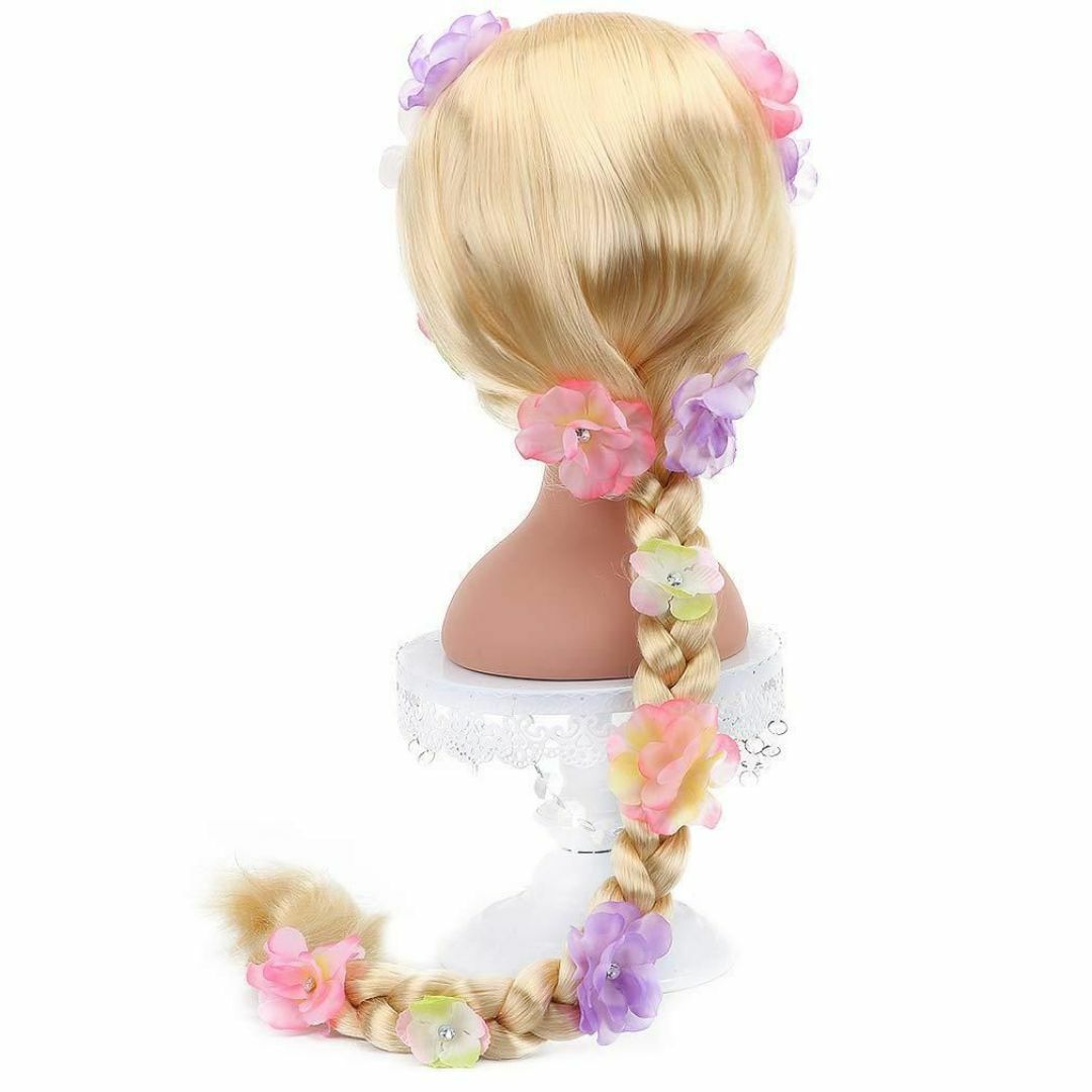 塔の上のラプンツェル風 ウィッグ キッズ 女の子 ディズニーお花 塔の上のラプンツェル風 ウィッグ キッズ 女の子 ディズニーお花
