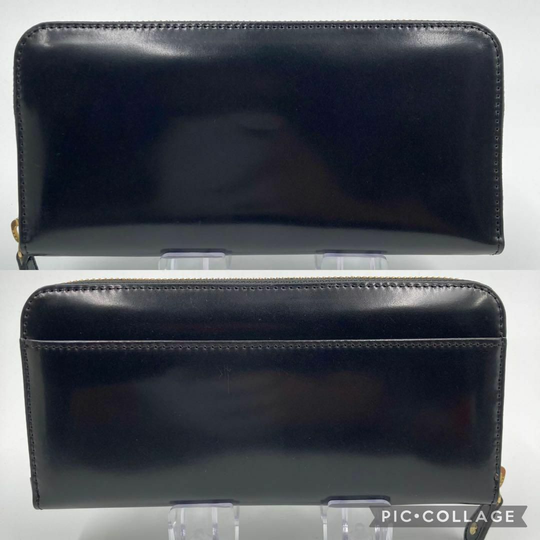新品未使用 シェルコードバン 長財布 ブラック ROCADO社 ロカド 新品未使用 シェルコードバン 長財布 ブラック ROCADO社 ロカド