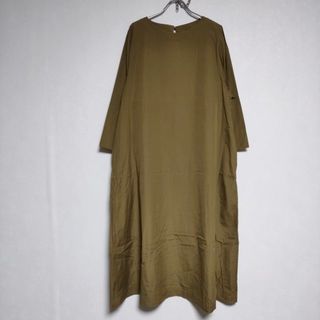 ARTS&SCIENCE アーツ&サイエンスロングドレスワンピースカーキ ARTS&SCIENCE アーツ&サイエンスロングドレスワンピースカーキ