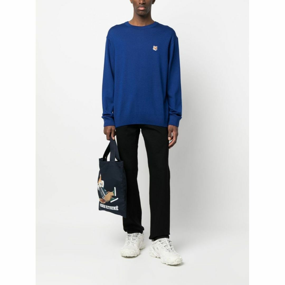 MAISON KITSUNE' - maison kitsune fox head patch ニット MAISON KITSUNE' - maison kitsune fox head patch ニット