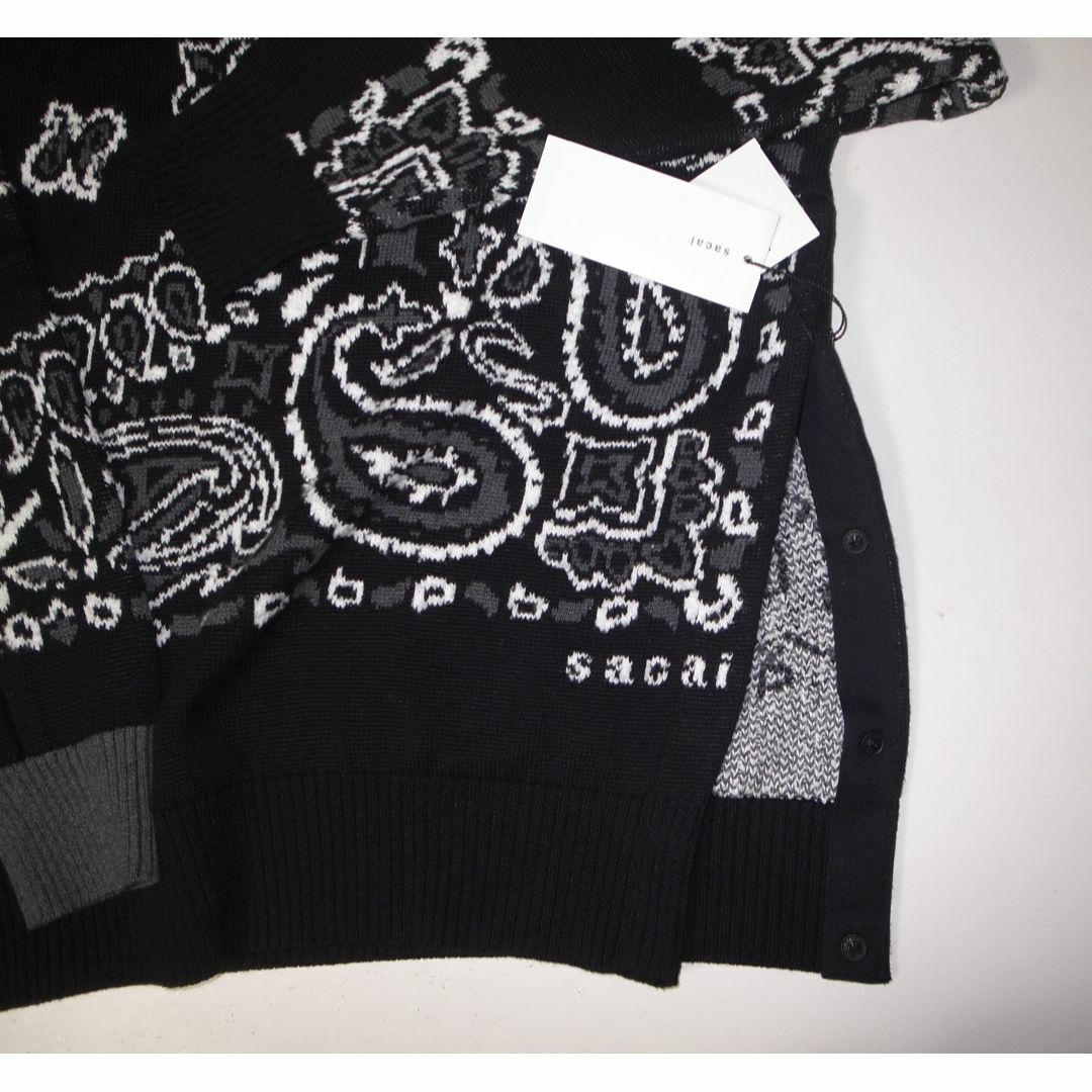 sacai - sacai bandana knit バンダナ ペイズリー ニット sacai - sacai bandana knit バンダナ ペイズリー ニット