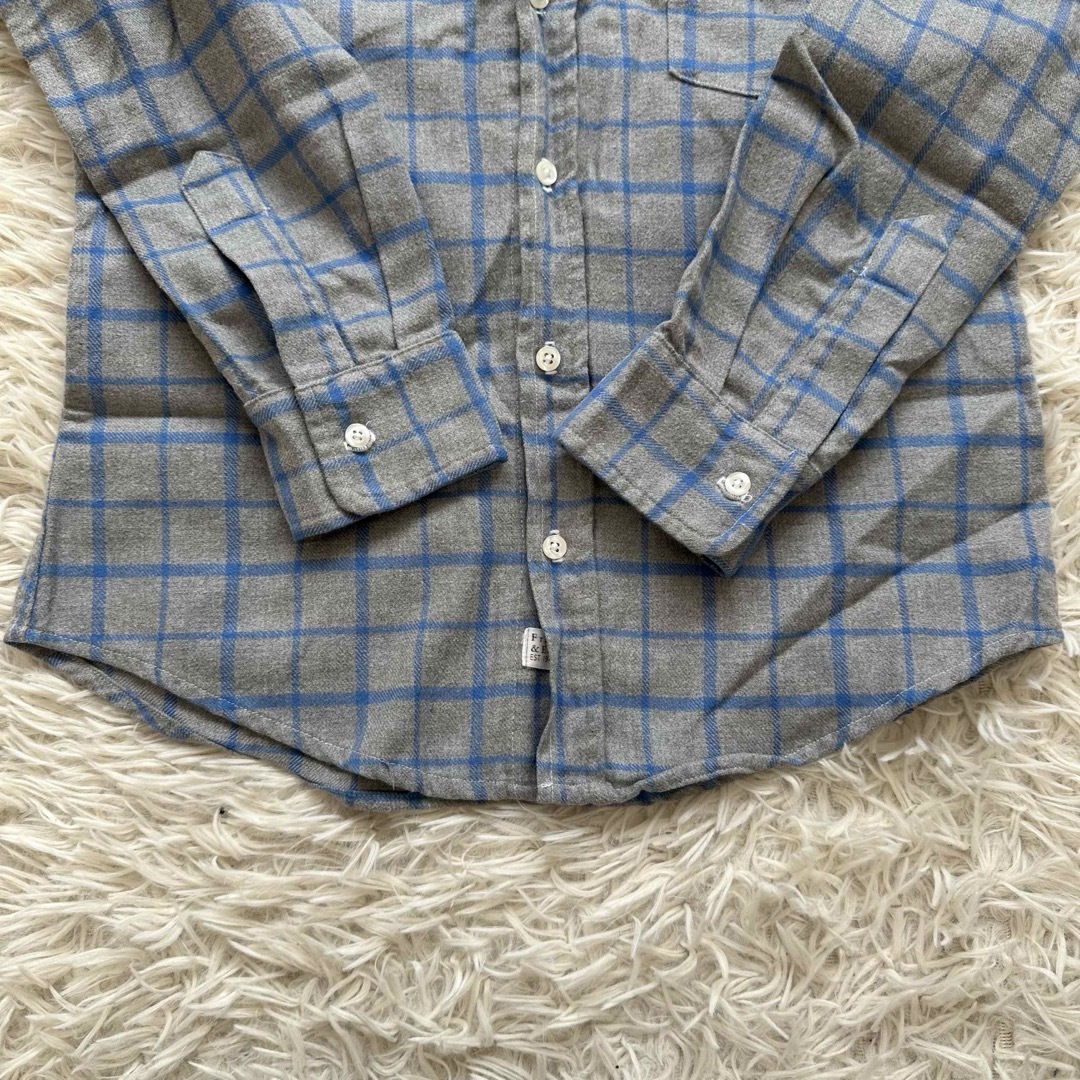 Frank&Eileen】フランクアンドアイリーン XS シャツ 長袖 グレー Frank&Eileen】フランクアンドアイリーン XS シャツ 長袖 グレー