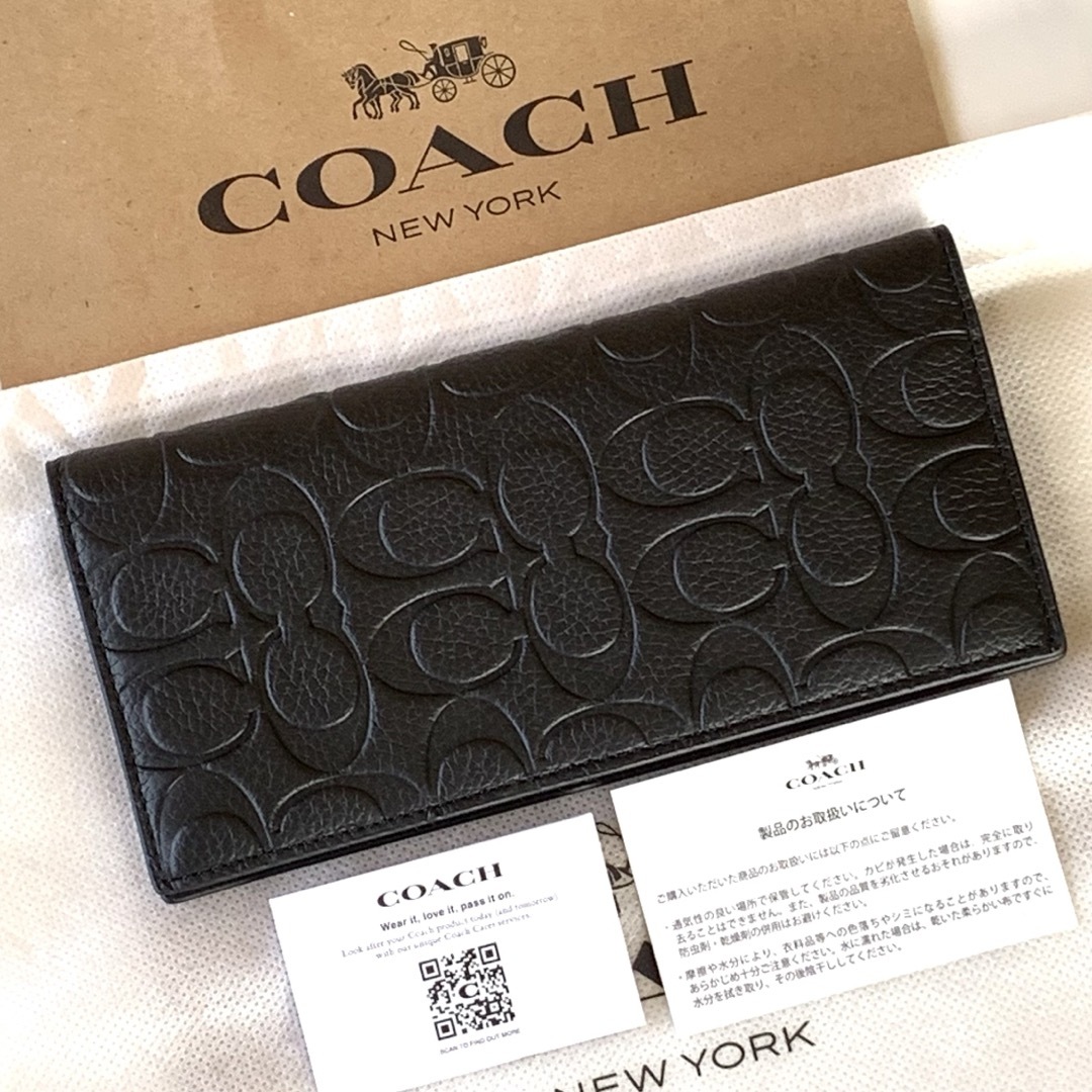 特価! 人気 コーチ メンズ 長財布 シグネチャー レザー 特価! 人気 コーチ メンズ 長財布 シグネチャー レザー