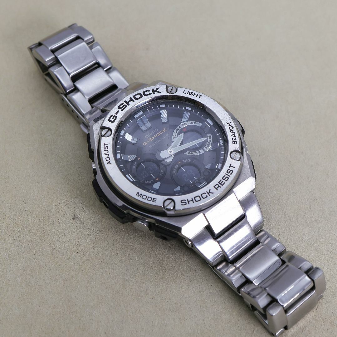稼働 G-SHOCK G-STEEL 腕時計 電波ソーラー 25 時計 稼働 G-SHOCK G-STEEL 腕時計 電波ソーラー 25 時計