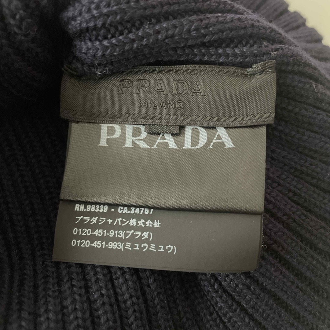 PRADA - PRADA ニットキャップ ロゴパッチ の通販 by REIRA's PRADA - PRADA ニットキャップ ロゴパッチ の通販 by REIRA's