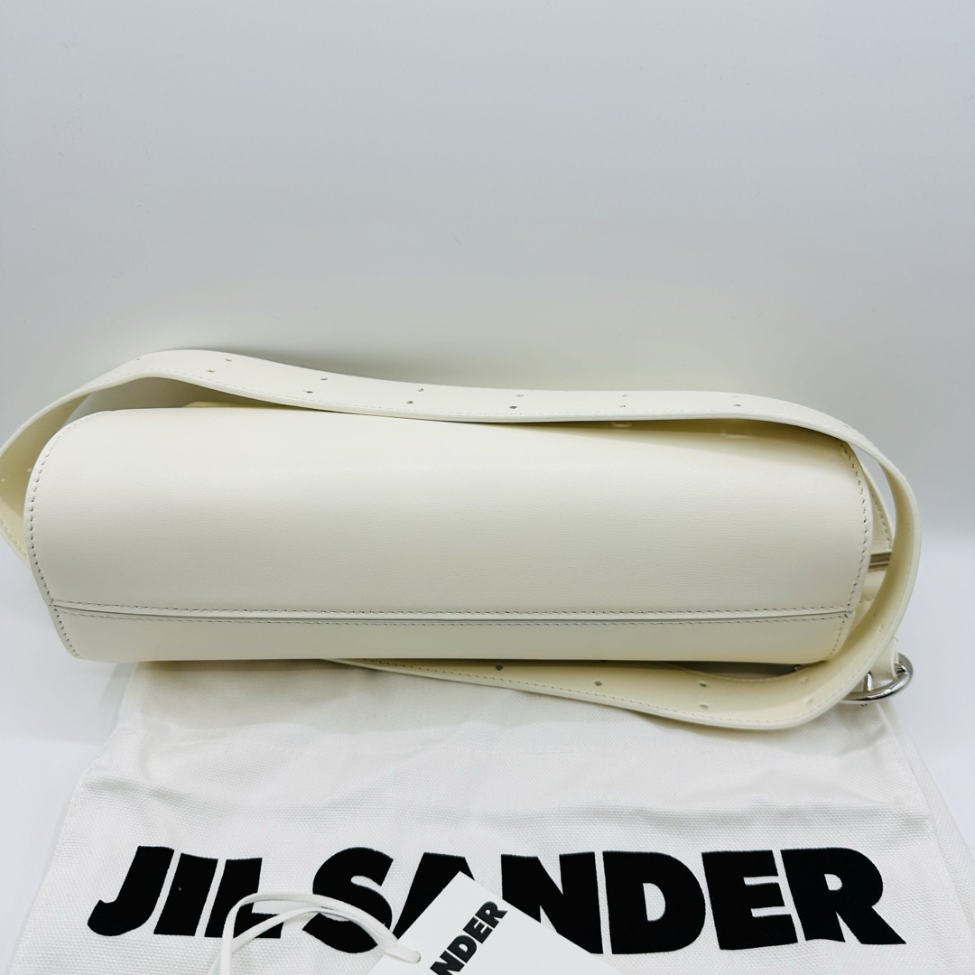 JIL SANDER - ホワイト JILSANDER Cannolo ジルサンダー JIL SANDER - ホワイト JILSANDER Cannolo ジルサンダー