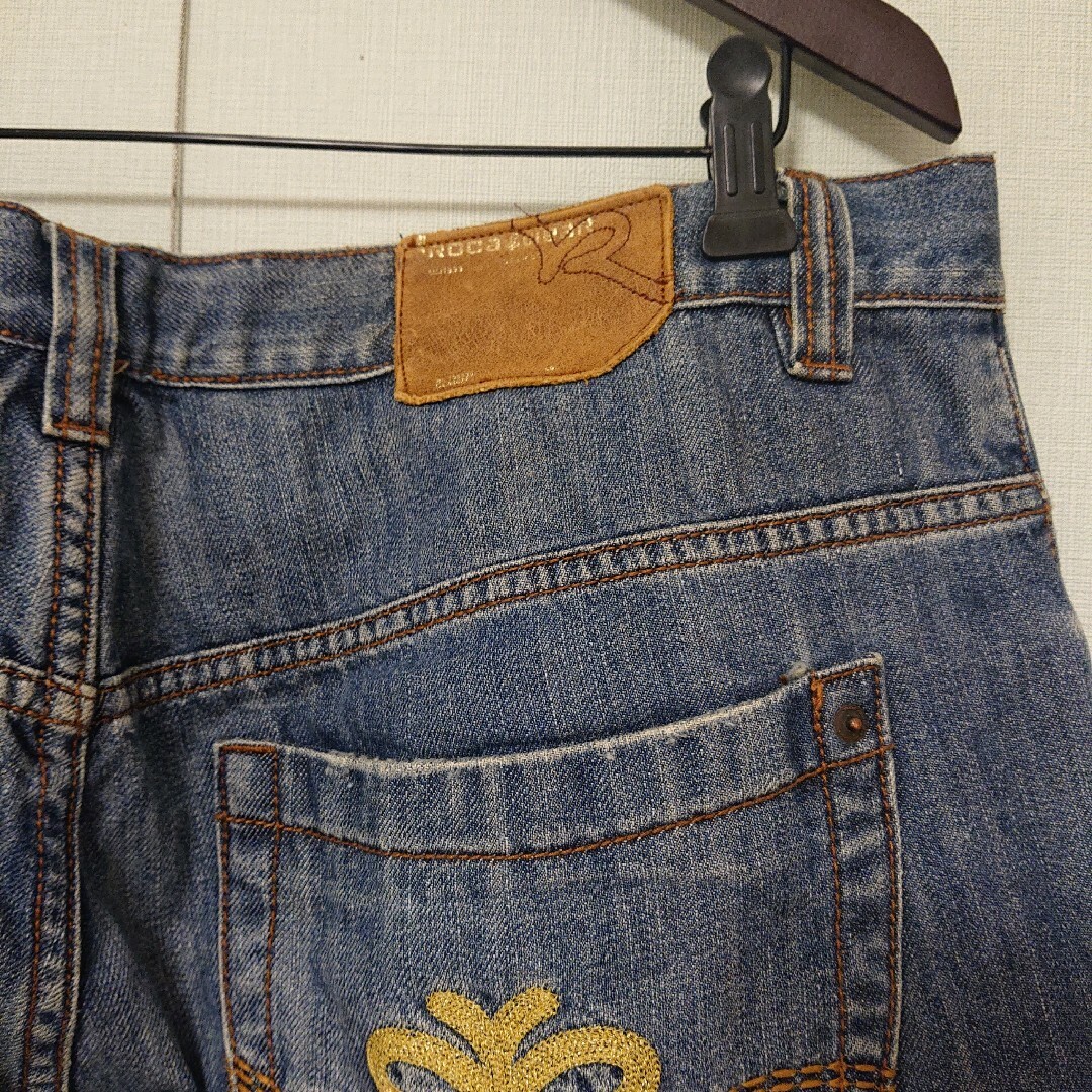 Rocawear - ROCAWEAR 極太 ワイド ダメージ加工デニムパンツ Rocawear - ROCAWEAR 極太 ワイド ダメージ加工デニムパンツ