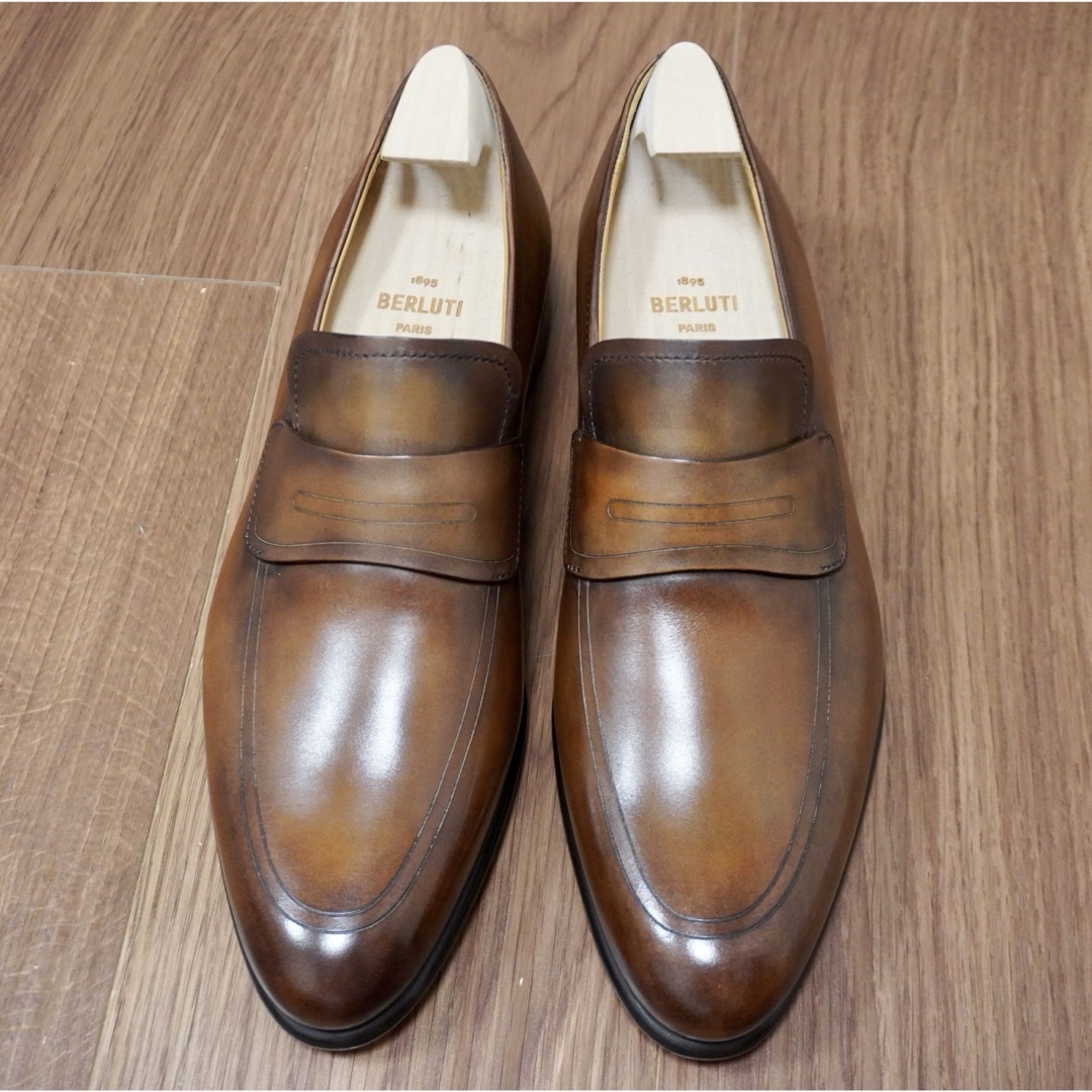 ◇未使用・証明書付き◇BERLUTI ベルルッティ ブラウン 6.5 ◇未使用・証明書付き◇BERLUTI ベルルッティ ブラウン 6.5