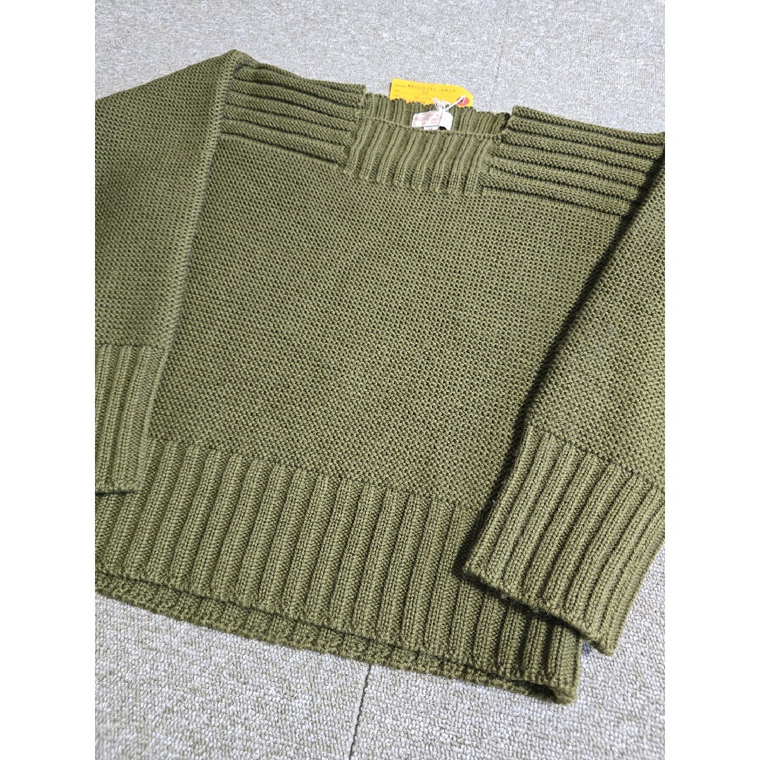 ブッチャープロダクツ レッドクロス ニットセーター 36 OLV ブッチャープロダクツ レッドクロス ニットセーター 36 OLV