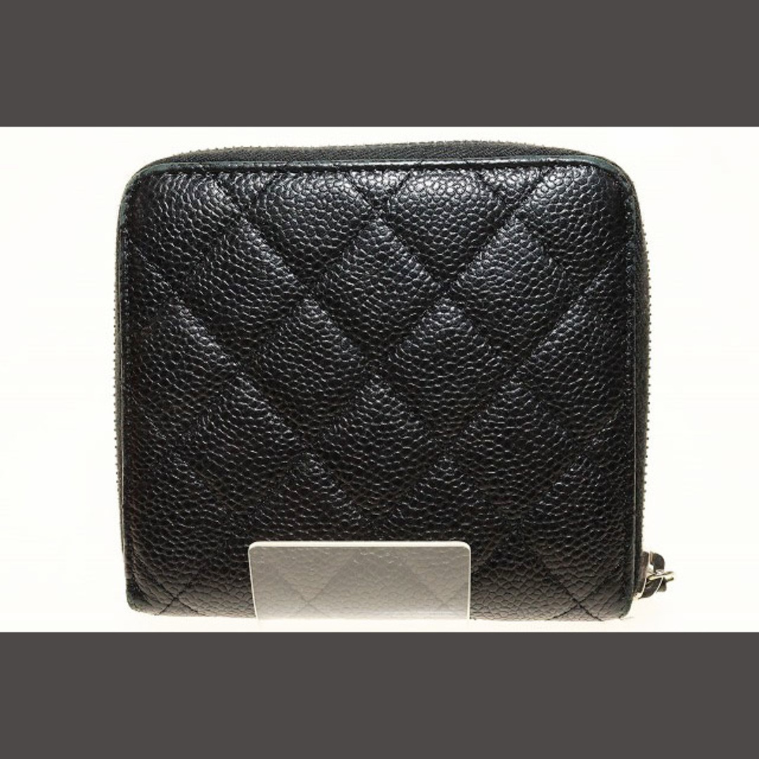 CHANEL - CHANEL マトラッセ ジップウォレット キャビアスキン CHANEL - CHANEL マトラッセ ジップウォレット キャビアスキン