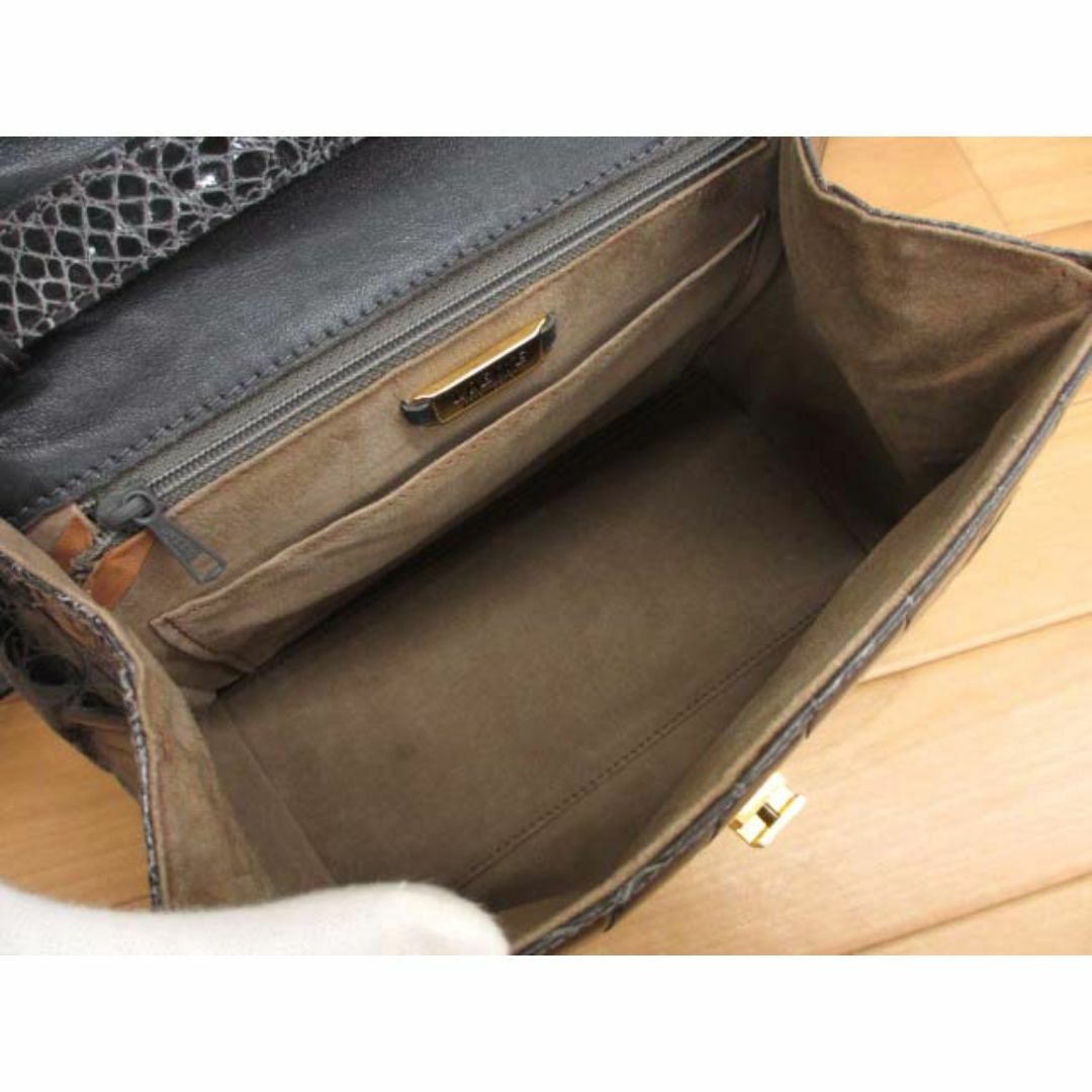 LOEWE - 良品 ロエベ LOEWE ヴィンテージ クロコダイル LOEWE - 良品 ロエベ LOEWE ヴィンテージ クロコダイル