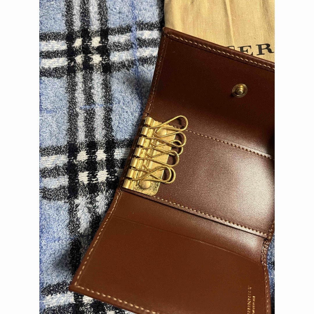 BURBERRY - 新品未使用 タグ有り 保存袋付き バーバリー 6連 BURBERRY - 新品未使用 タグ有り 保存袋付き バーバリー 6連