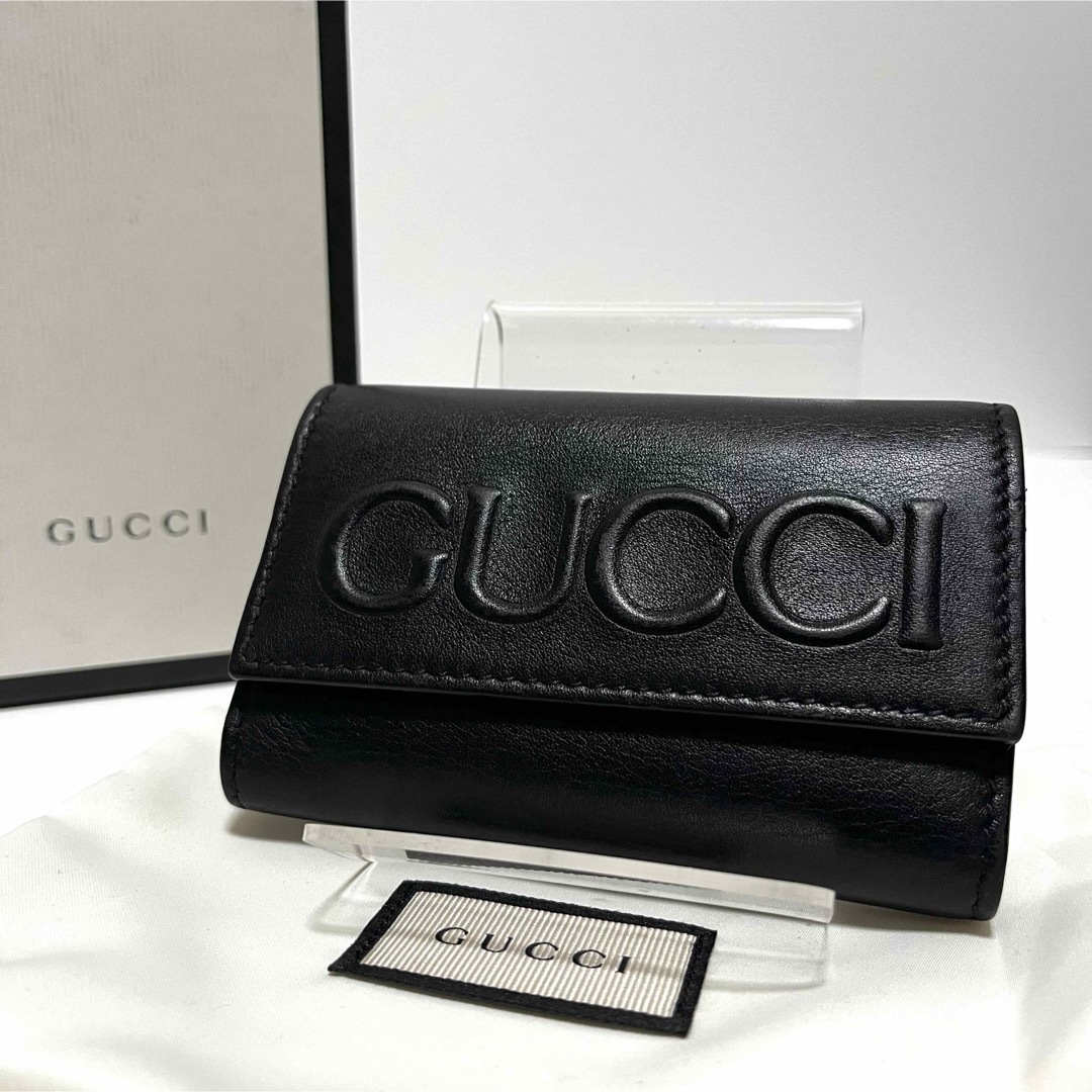 ✨新品未使用・箱付き✨ GUCCI キーケース 6連 プレート金具 ✨新品未使用・箱付き✨ GUCCI キーケース 6連 プレート金具