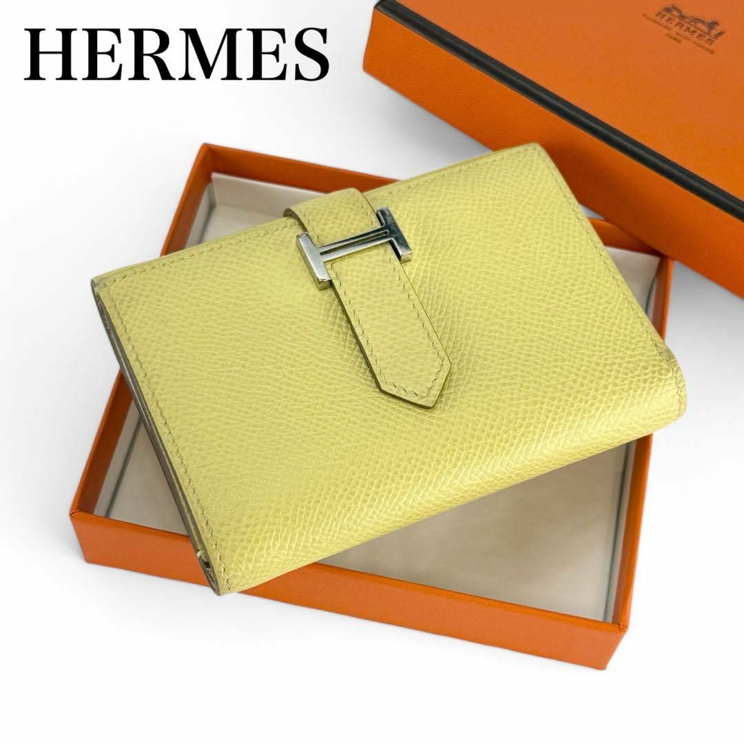 HERMES - 【美品☆Z刻2021モデル】エルメス ベアン コンビネ 折 HERMES - 【美品☆Z刻2021モデル】エルメス ベアン コンビネ 折