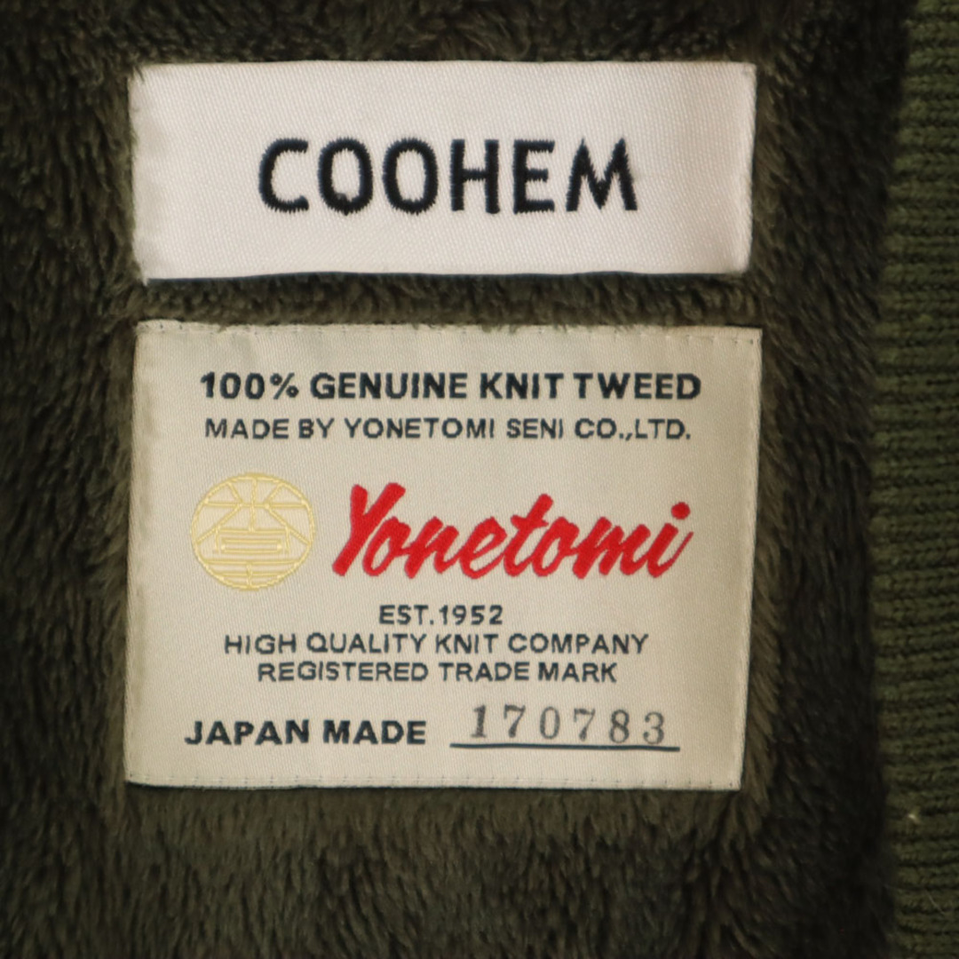 COOHEM - コーヘン 日本製 ツイード フライトジャケット 48 COOHEM - コーヘン 日本製 ツイード フライトジャケット 48