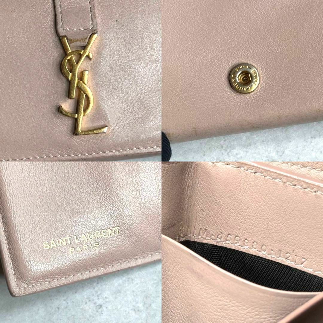 SAINT LAURENT サンローラン YSLラインオリガミタイニーウォレット SAINT LAURENT サンローラン YSLラインオリガミタイニーウォレット