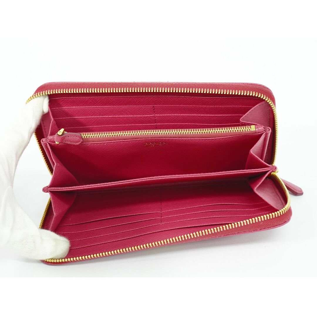 本物 プラダ PRADA レザー ラウンドファスナー 長財布 ロング 本物 プラダ PRADA レザー ラウンドファスナー 長財布 ロング