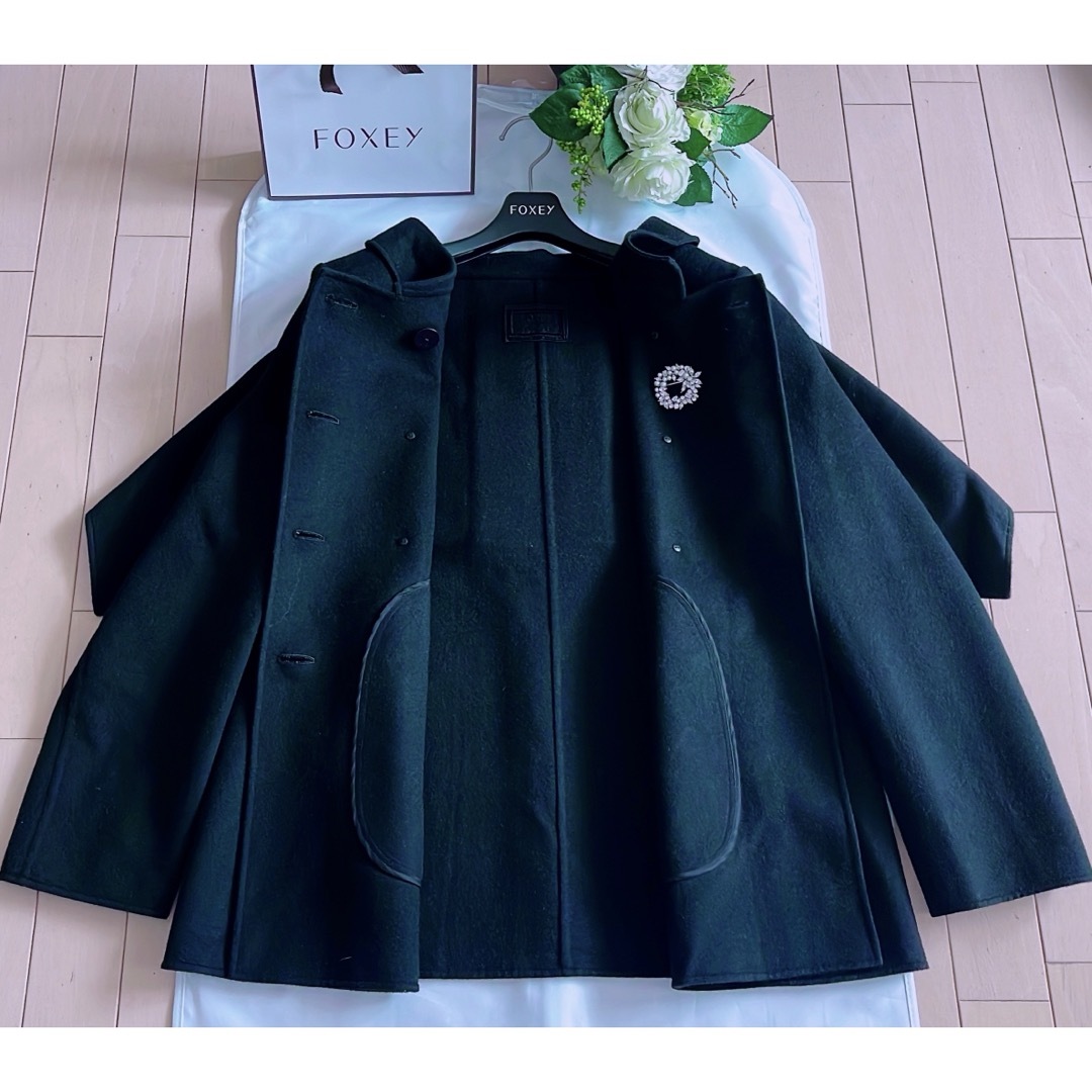 FOXEY - FOXEY 2022年アメリカシミヤピーコート希少42新品同様 FOXEY - FOXEY 2022年アメリカシミヤピーコート希少42新品同様