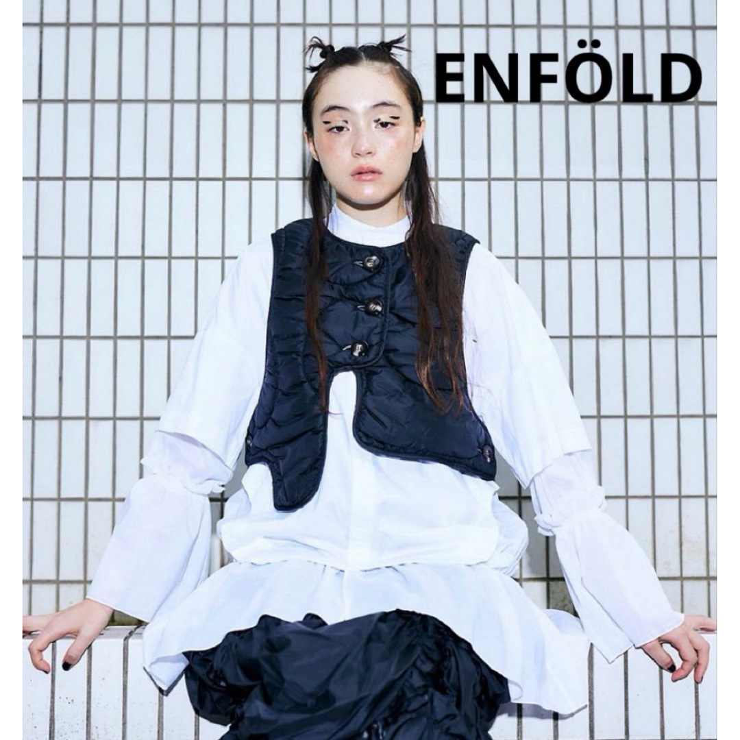 ENFOLD - 2023AW 美品 今季 ENFOLD SKIN VEST キルティング ENFOLD - 2023AW 美品 今季 ENFOLD SKIN VEST キルティング