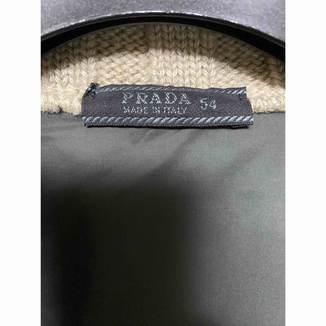 PRADA - PRADA 1999aw ニットブルゾン ドライバーズニット 90sの PRADA - PRADA 1999aw ニットブルゾン ドライバーズニット 90sの