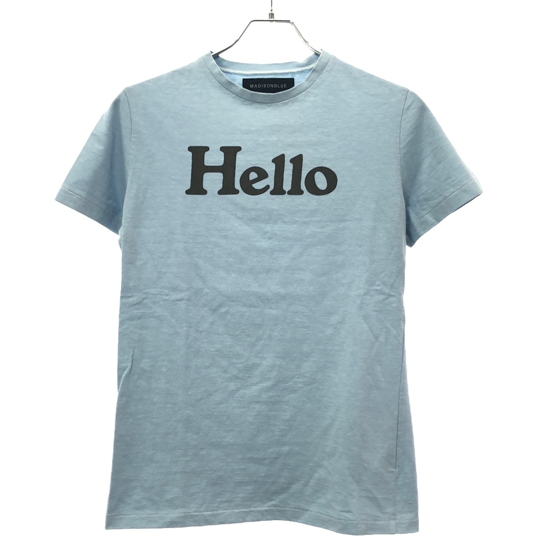 MADISONBLUE☆HELLO クルーネック Tシャツ(HELLO | MADISONBLUE MADISONBLUE☆HELLO クルーネック Tシャツ(HELLO | MADISONBLUE