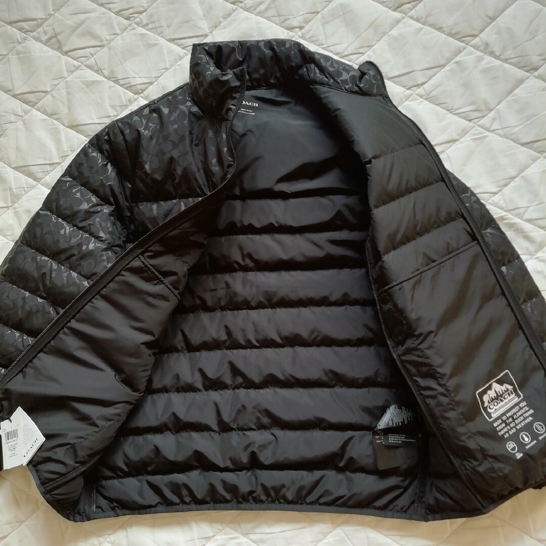 COACH - 正規店購入☆コーチ☆シグネチャー☆ダウンジャケット黒 COACH - 正規店購入☆コーチ☆シグネチャー☆ダウンジャケット黒