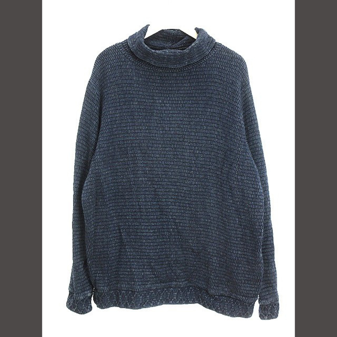ポータークラシック BEATNIK KENDO KNIT BLUE ニット L ポータークラシック BEATNIK KENDO KNIT BLUE ニット L