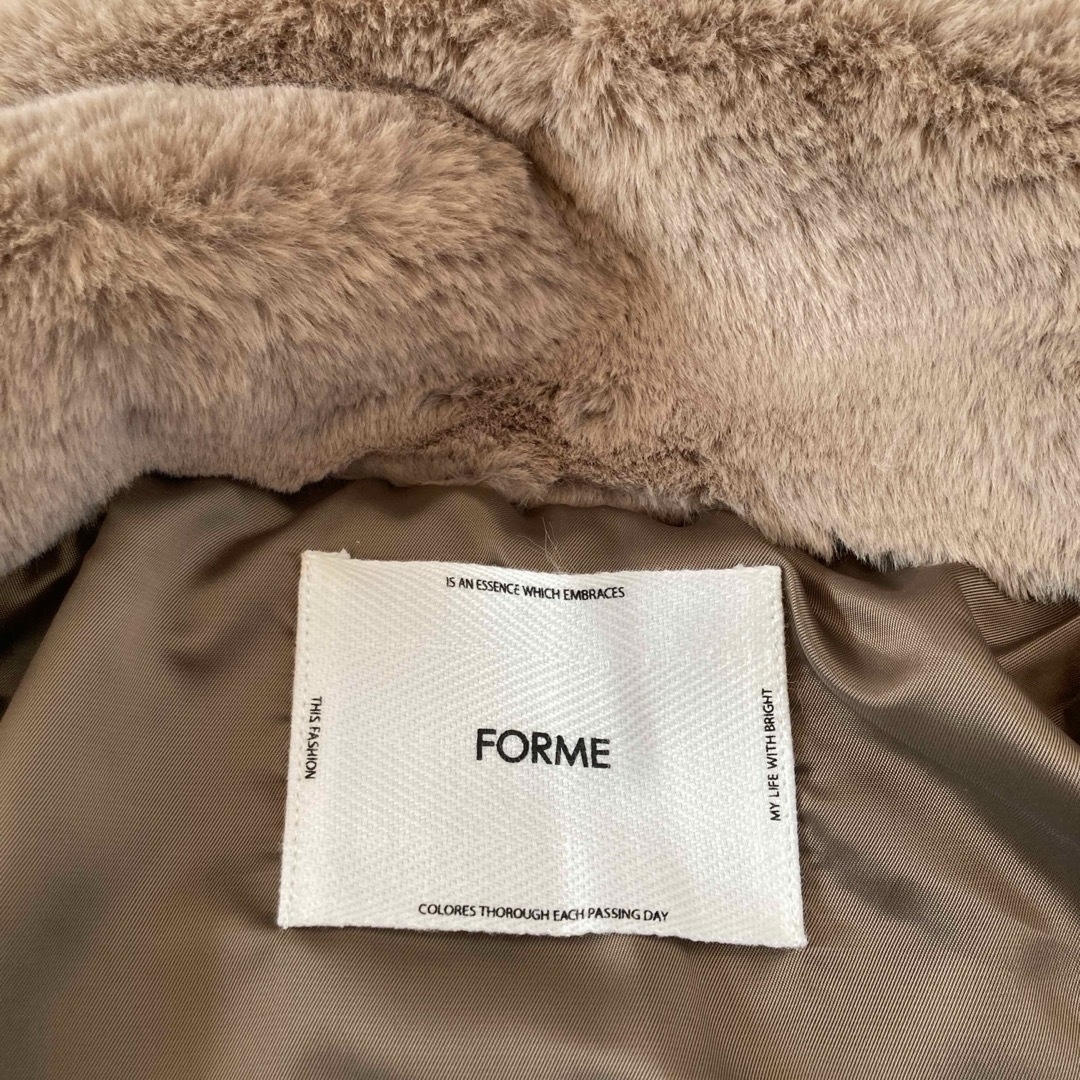 FORME エコファーブルゾン 東原亜希さんプロデュース 置き換わっ FORME エコファーブルゾン 東原亜希さんプロデュース 置き換わっ